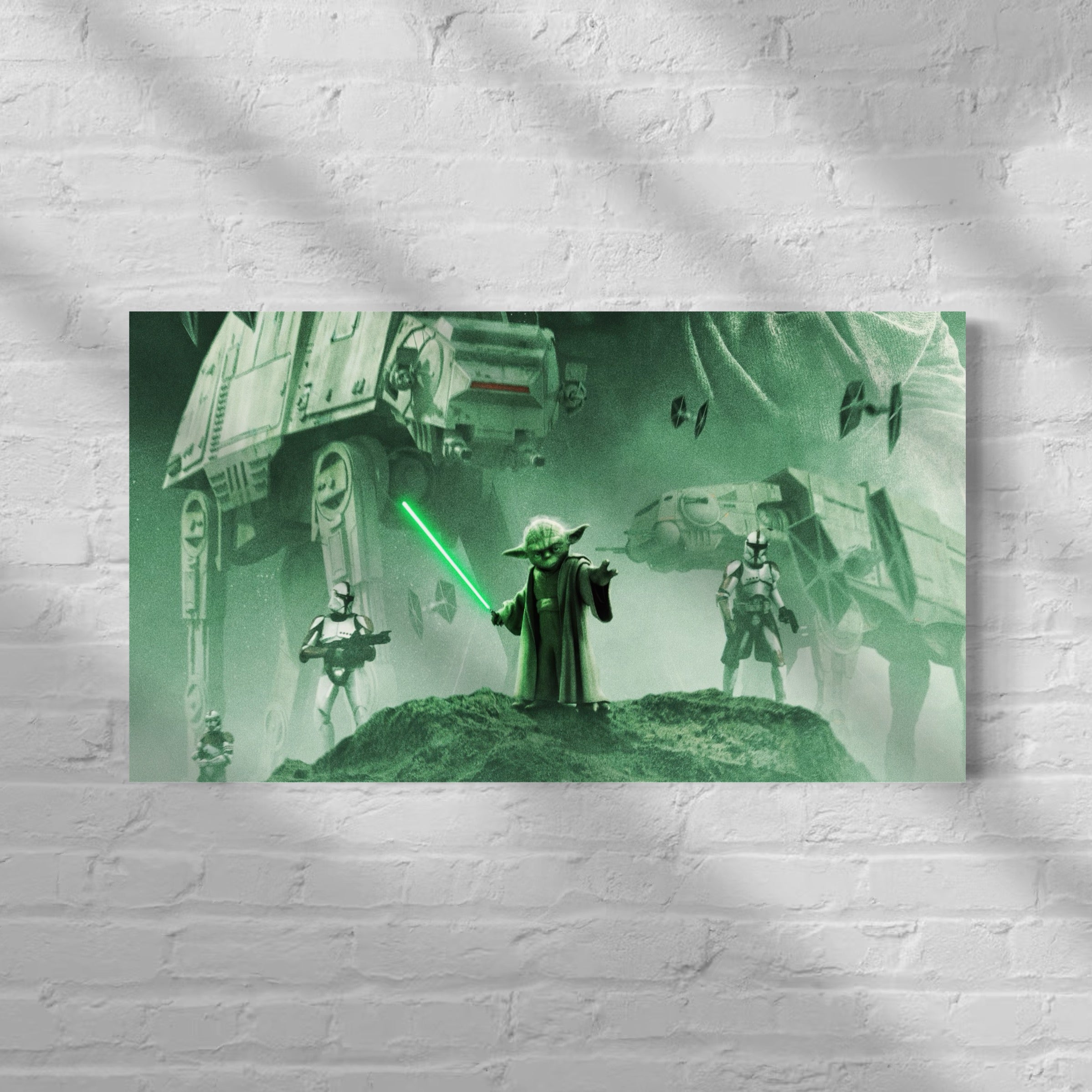 Yoda Neon Poster (Green Neon) – Wanius